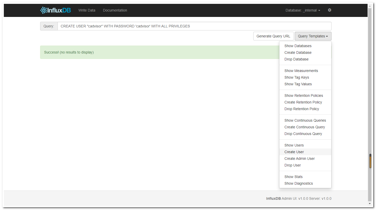 Docker安装启动influxDB数据库及建库查询基本操作_win docker influxdb查询-CSDN博客