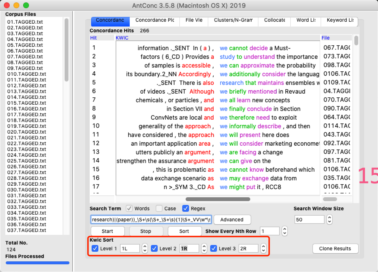 常用正则表达式匹配Antconc英文句式搭配_antconc正则表达式-CSDN博客
