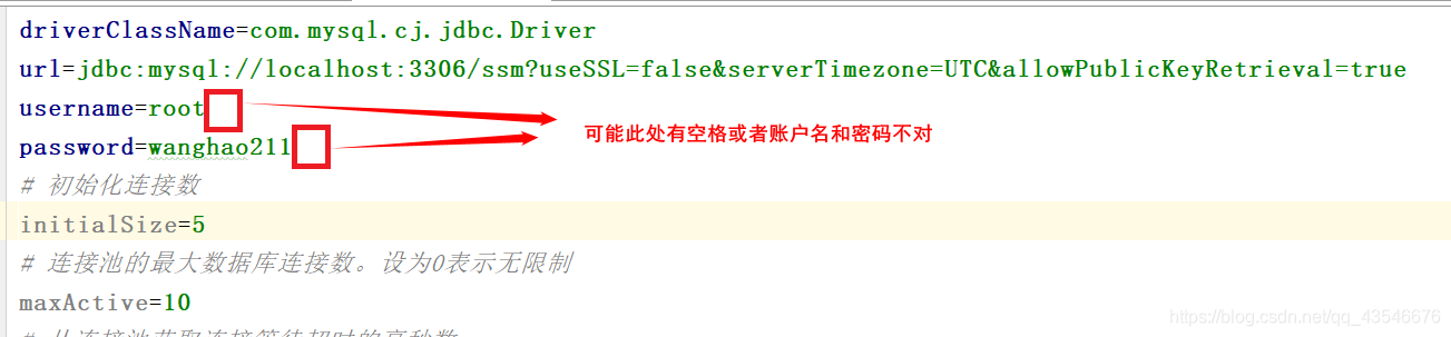 Error Abadruidpooldruiddatasource Create Connection Sqlexception Xxx Errorcode 1045 State
