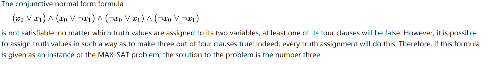 高级算法设计分析-- Max-SAT（随机算法>近似算法）_maxsat-CSDN博客