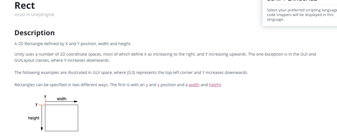 Unity中Rect类型详解 - w199753 - 博客园