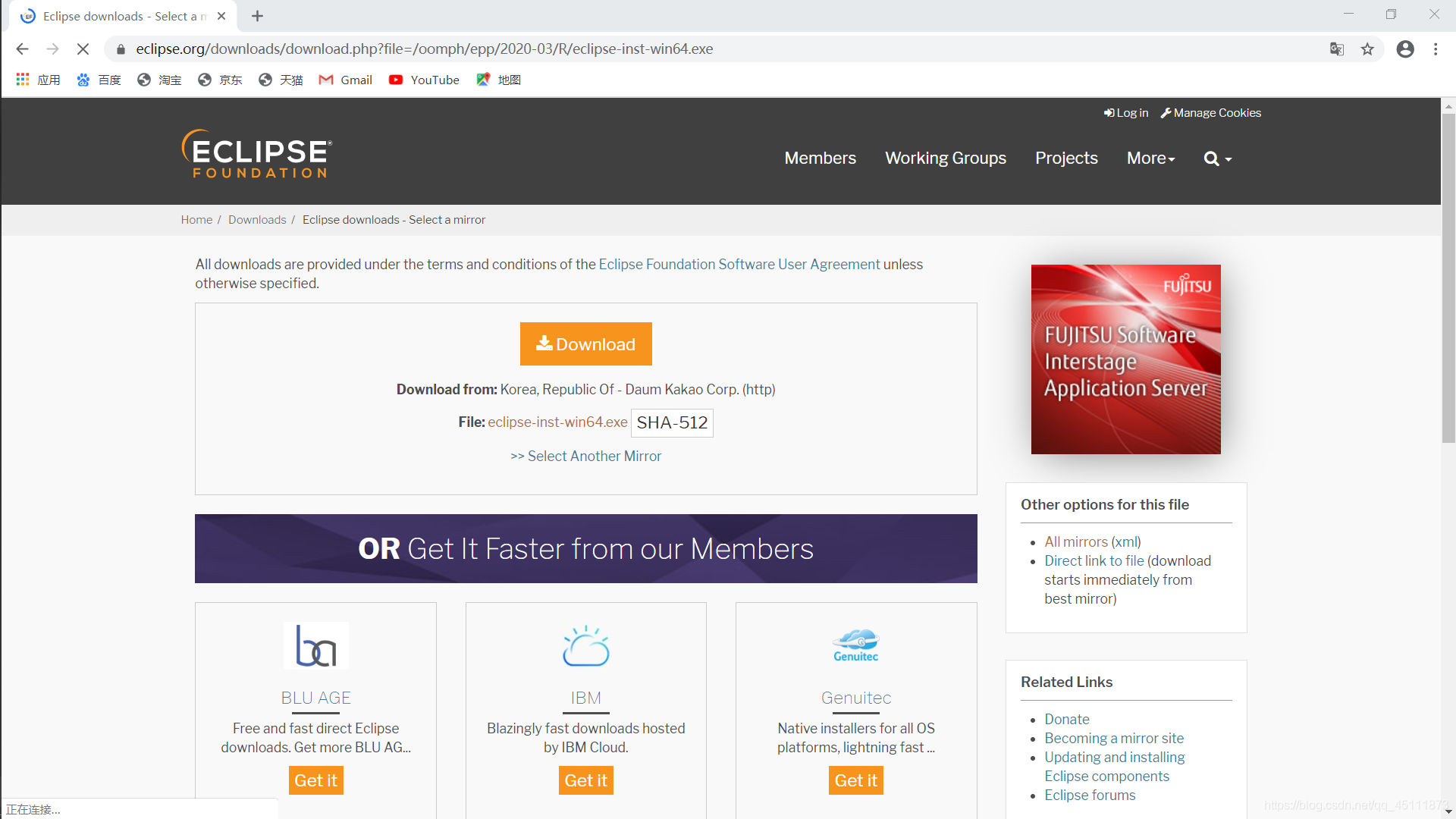 如何正确下载安装eclipse(java常用的编程开发软件)? Java下载eclipse Csdn博客