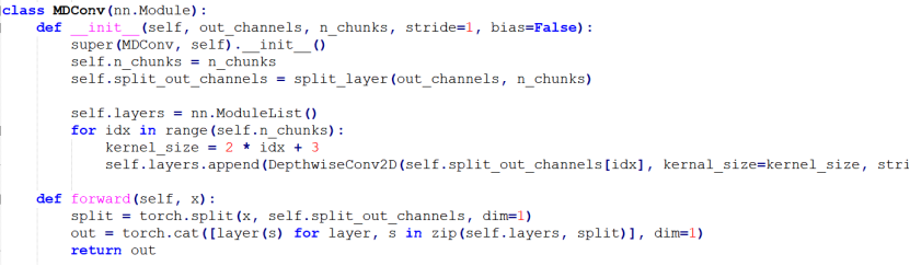 MixNet(含pytorch代码解析及相关轻量级模型对比)-CSDN博客