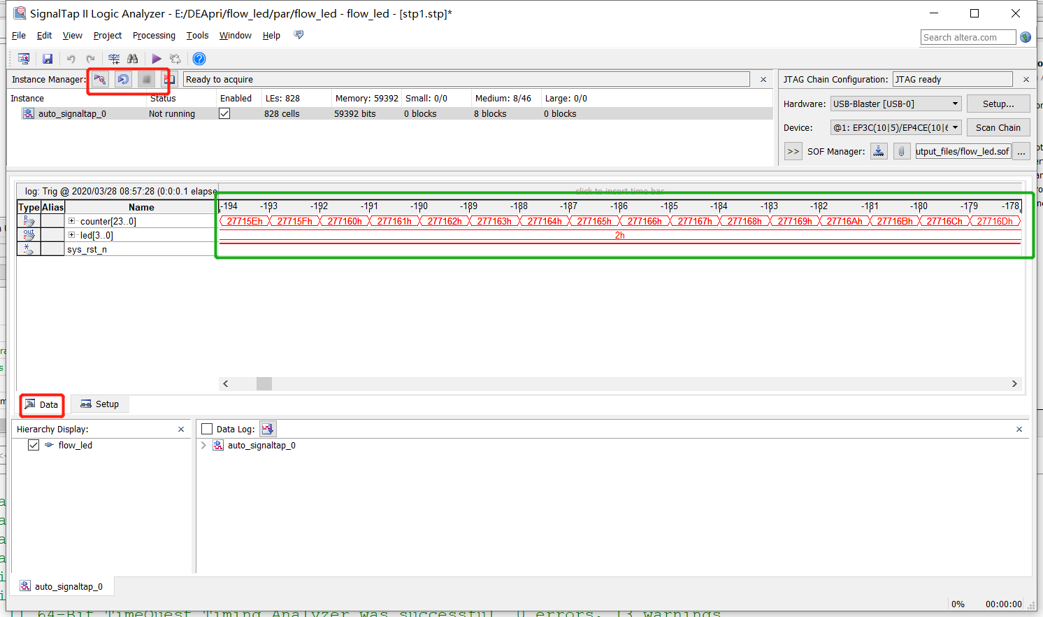 【FPGA学习笔记】SignalTap II软件的使用_fpga信号采样深度-CSDN博客