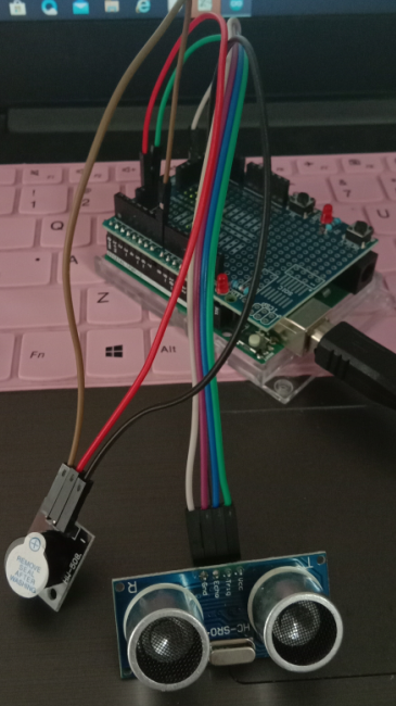 【arduino】入门篇——超声波测距蜂鸣器实现警报超声波测距蜂鸣器报警 Csdn博客 