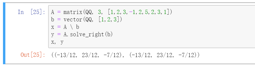 SageMath矩阵操作及解线性方程组_sagemath 矩阵-CSDN博客