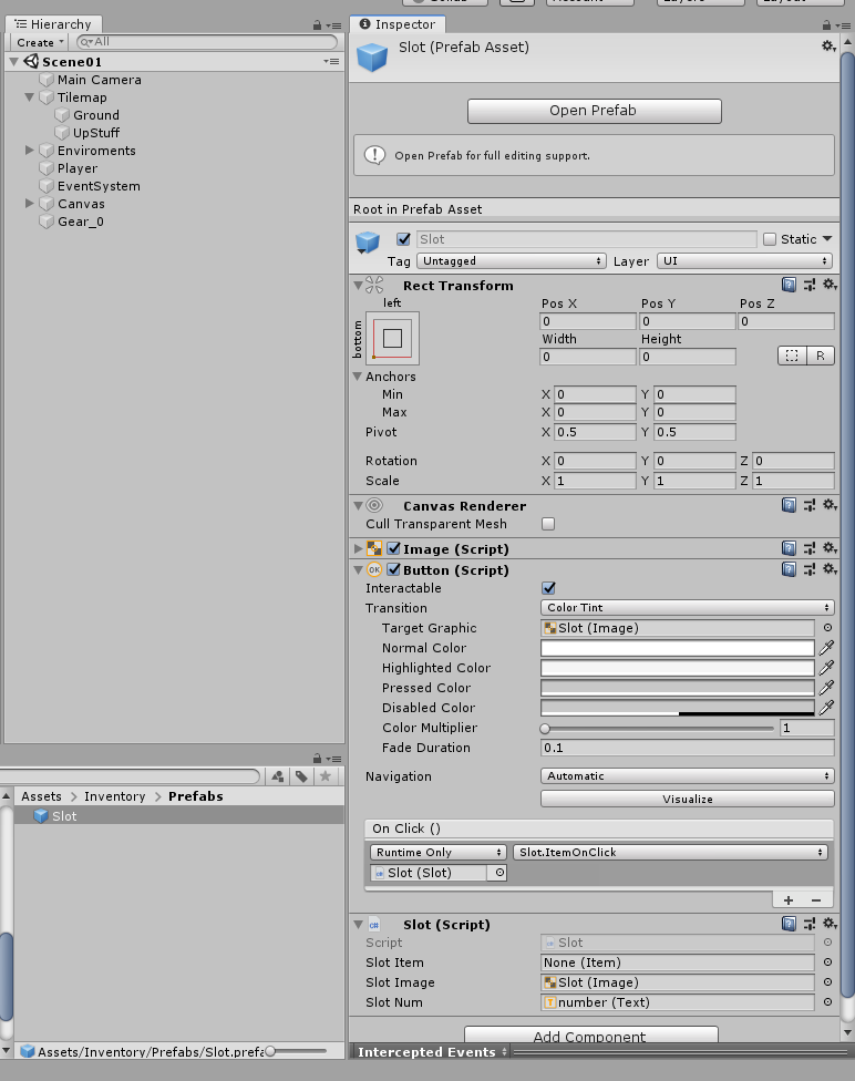 Unity2D案例学习——背包系统制作（ScriptableObject）_unity set native size按键在哪-CSDN博客