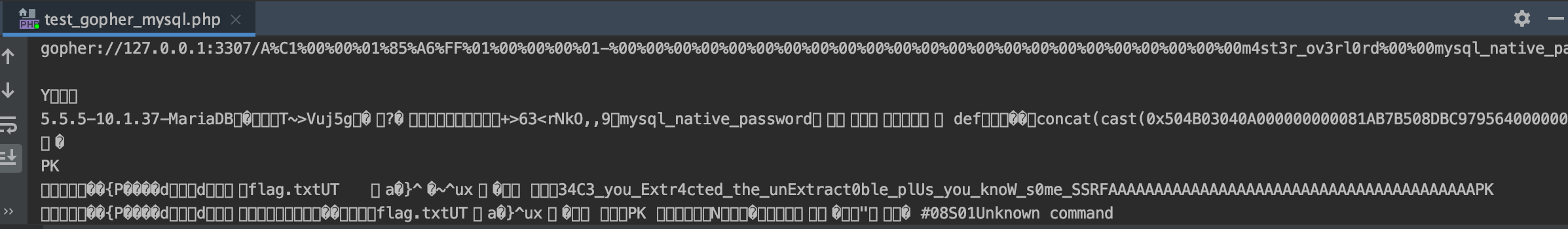 34C3 CTF Web题 extract0r Writeup (软链接实现任意读文件/目录+SSRF绕过内网ip黑名单+Gopher攻击MySQL+zip文件构造)_软链接攻击任意读 ...