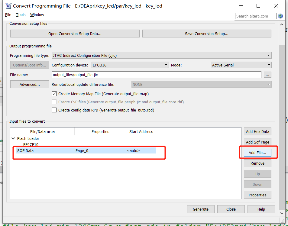 【FPGA 学习笔记】sof文件和jic文件的区别，程序固化（将sof文件装换位jic文件）_逻辑升级软件jic和sof的区别-CSDN博客