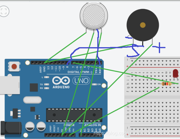 【arduino】入门篇——烟雾报警器 基于arduino烟雾报警器设计 Csdn博客
