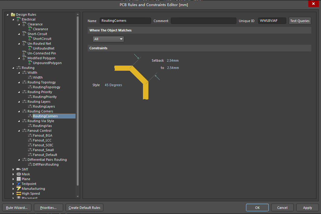 PCB Design Rules﹣Routing Corners-CSDN博客