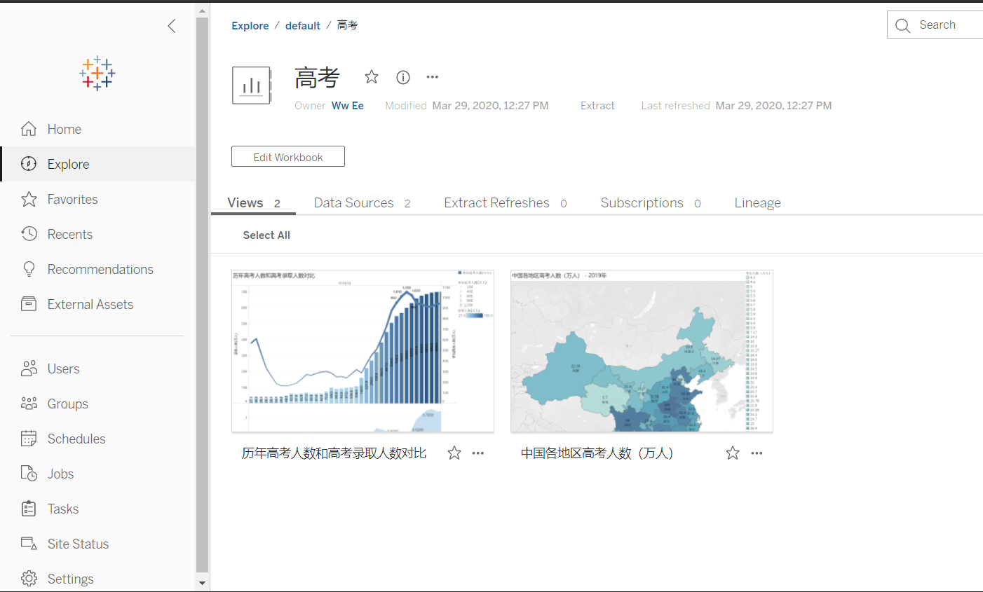 Tableau Desktop到Tableau Online 本地网页发布显示Tableau中的图表 web嵌入发布 代码_tableau发布 ...