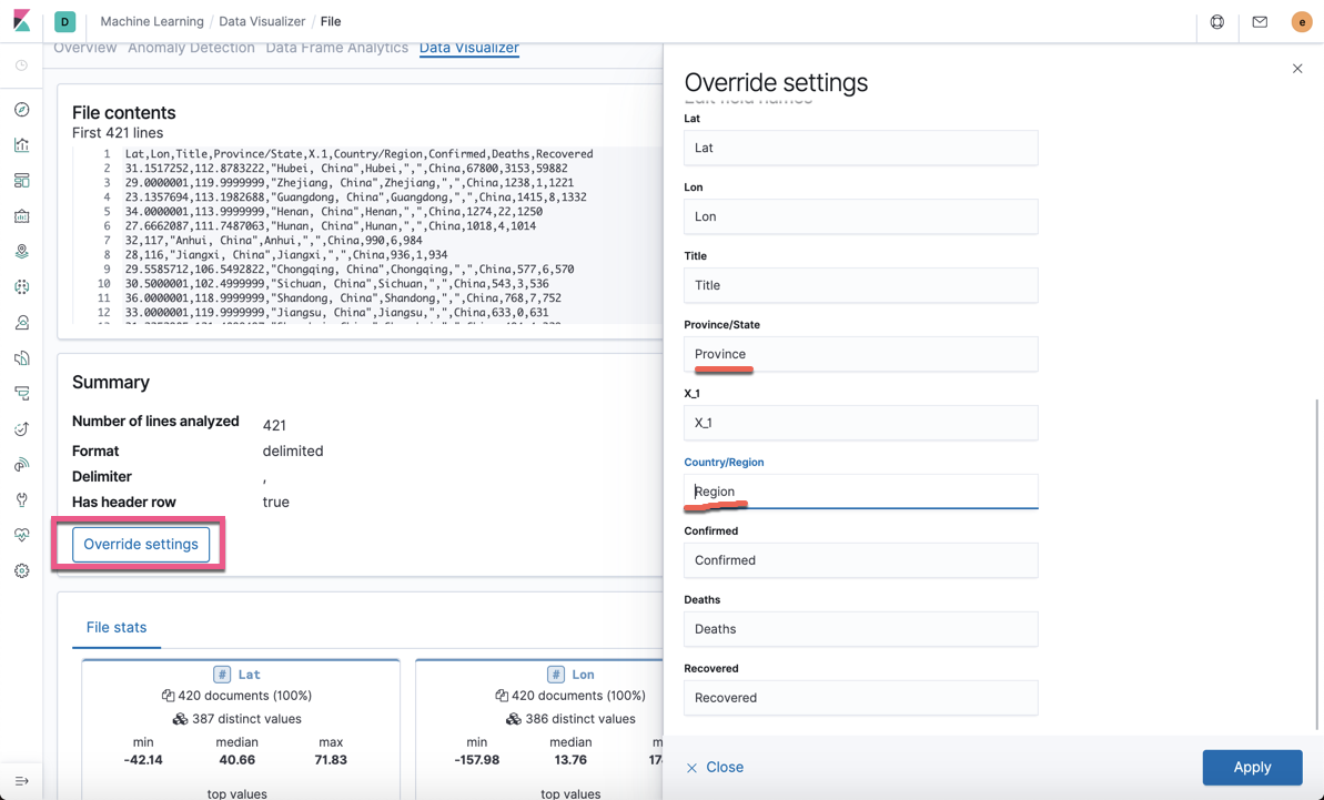 Kibana： 运用 Data Visualizer 来分析 CSV 数据-CSDN博客