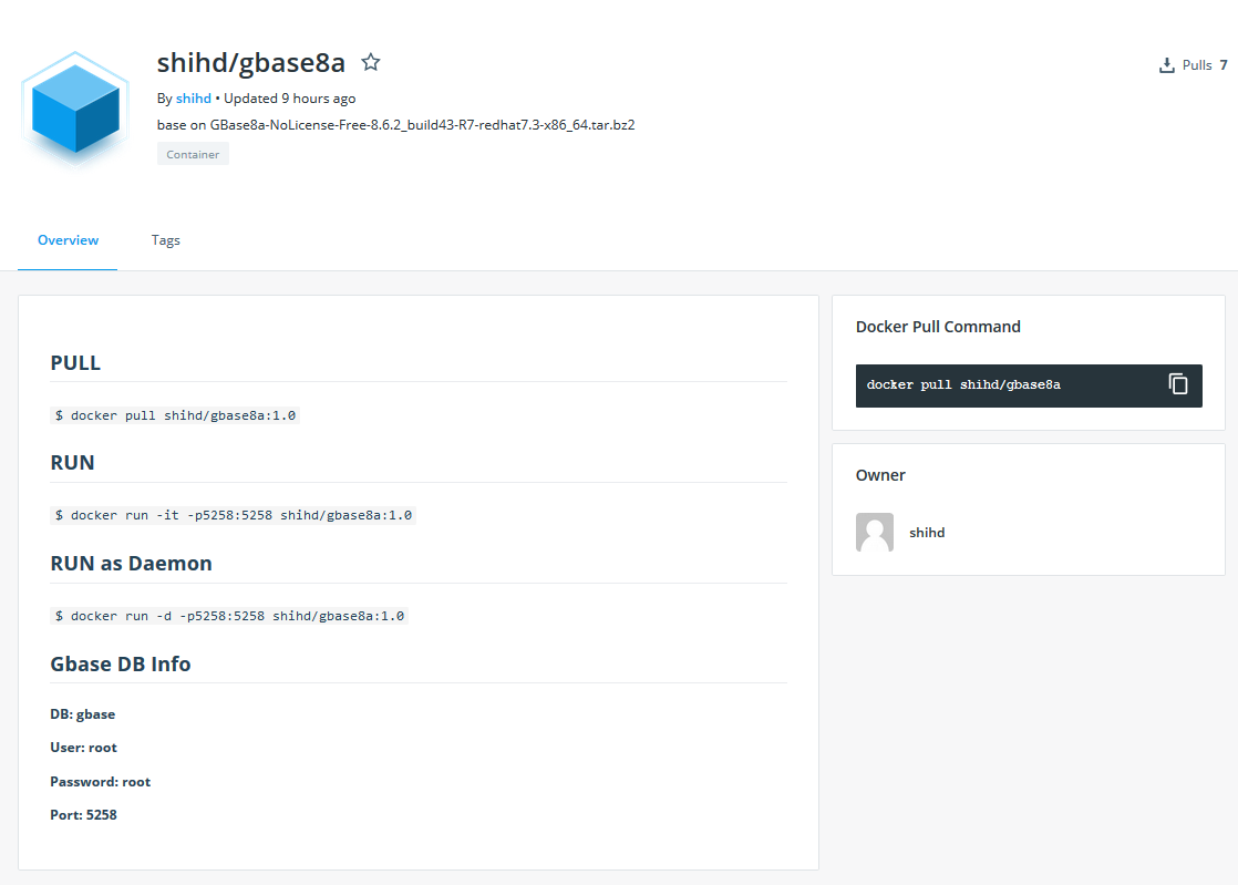 Docker上运行单机版GBase8a数据库_docker gbase8c镜像-CSDN博客