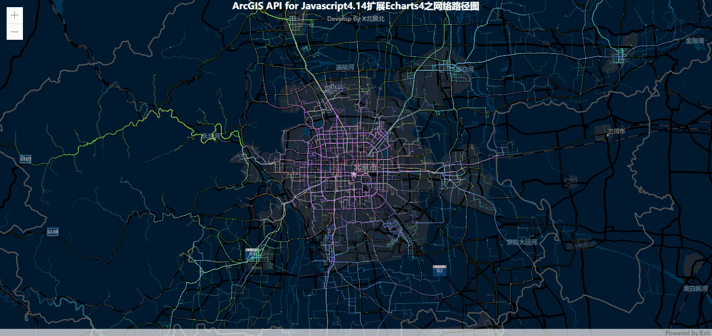 04 【arcgis Js Api Echarts系列】实现二、三维网络路径图的绘制arcgis Echarts 线路图 Csdn博客