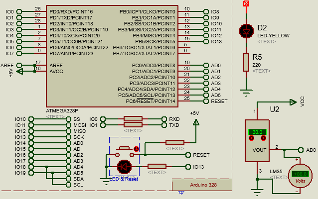 【用Proteus仿真Arduino】 04 -基于LM35温度的测量_proteus+arduino实现lm35-CSDN博客