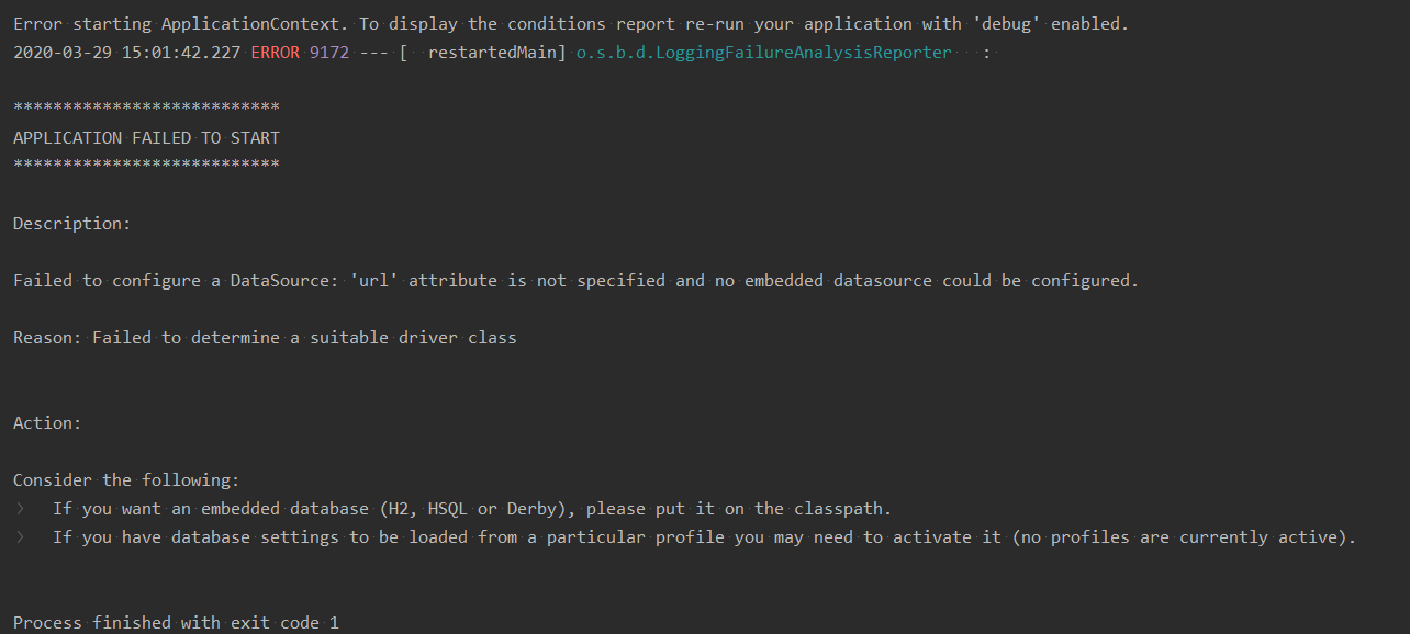 Reason: Failed to determine a suitable driver class错误分析-CSDN博客