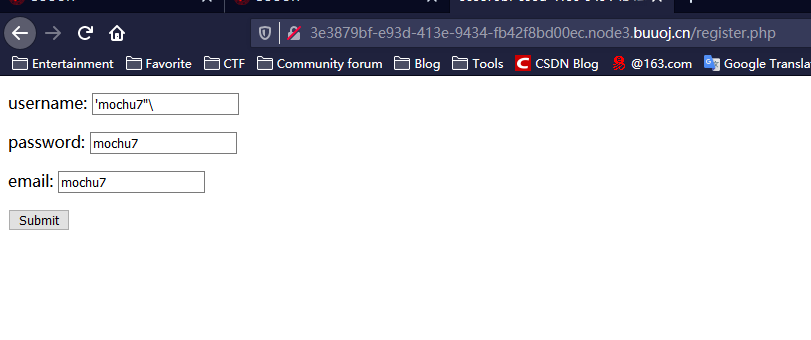 BUUCTF：[RCTF2015]EasySQL_buuoj [rctf2015]easysql-CSDN博客