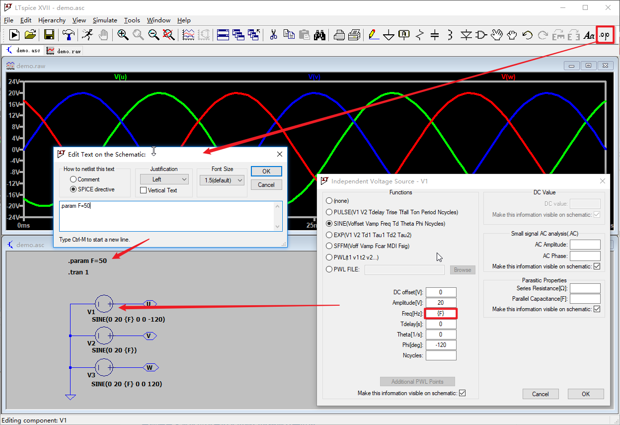 . LTspice based tutorial -023-defined variables; param command usage - Programmer Sought