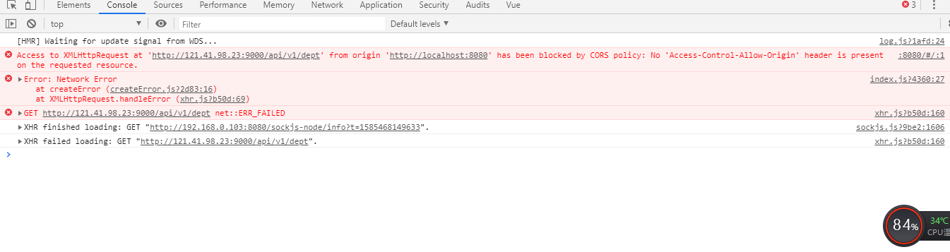 解决浏览器提示从源地址http://localhost:8080'访问XMLHttpRequest已被CORS策略阻止的问题-CSDN博客