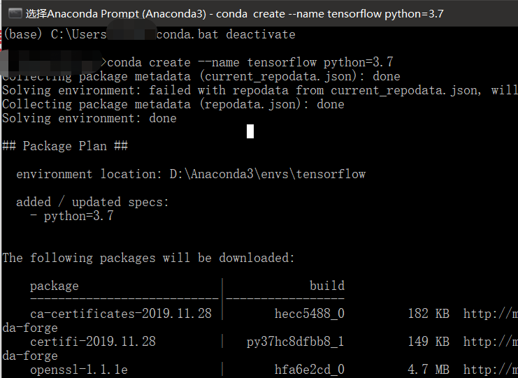 windows10 64位下anaconda配置tensorflow环境-CSDN博客
