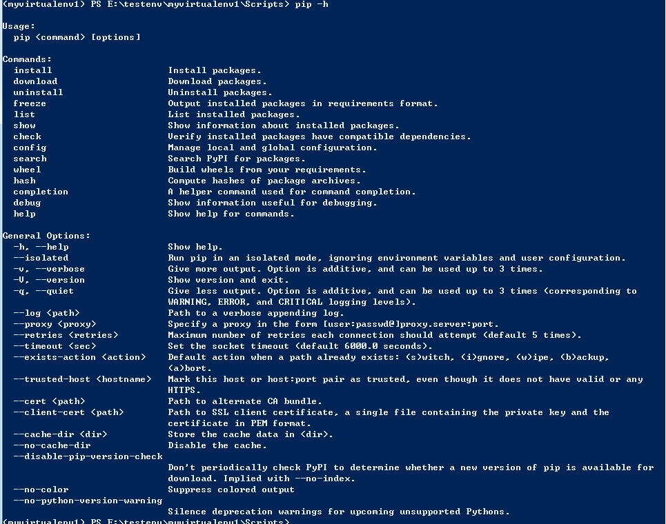 pip的使用_pip -h-CSDN博客