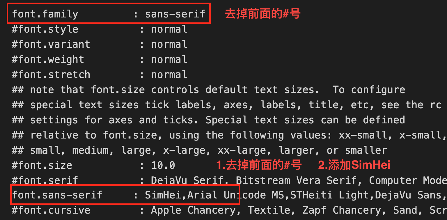 Jupyter中用matplotlib 画图中文显示为方框的解决方法_matplotlib绘图x轴和y轴的数字前出现方框怎么处理-CSDN博客