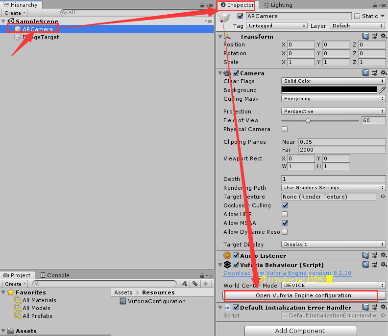 关于在Unity2018中使用Vuforia实现基础图片识别AR展现效果_unity2018 vuforia-CSDN博客