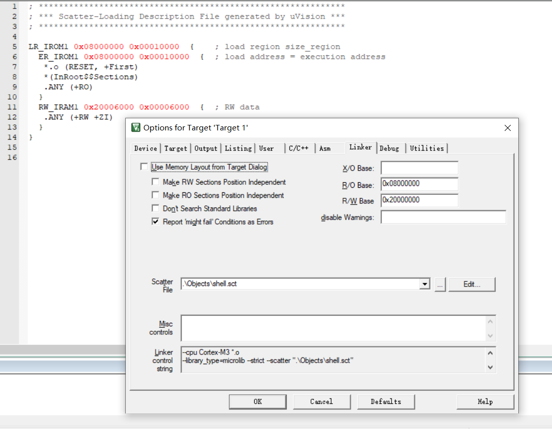 让Keil MDK将STM32F103的程序编译到RAM中运行_stm32f103 程序下载到ram中运行-CSDN博客