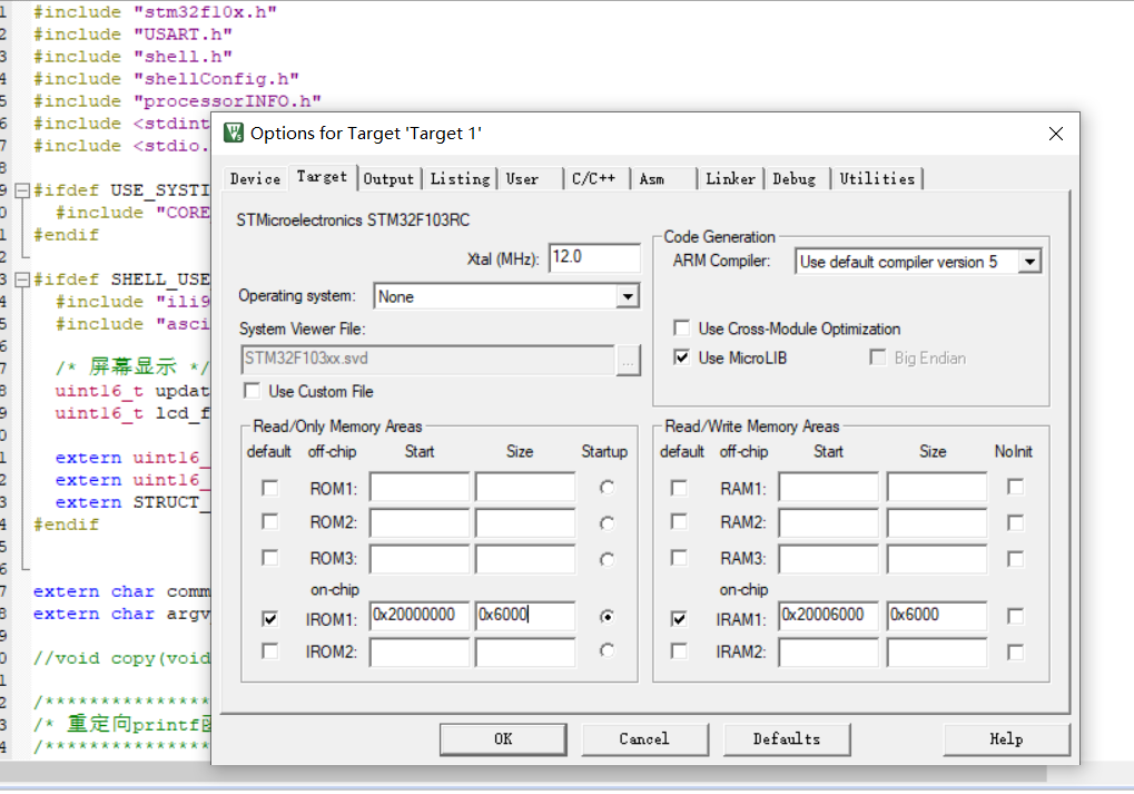让Keil MDK将STM32F103的程序编译到RAM中运行_stm32f103 程序下载到ram中运行-CSDN博客