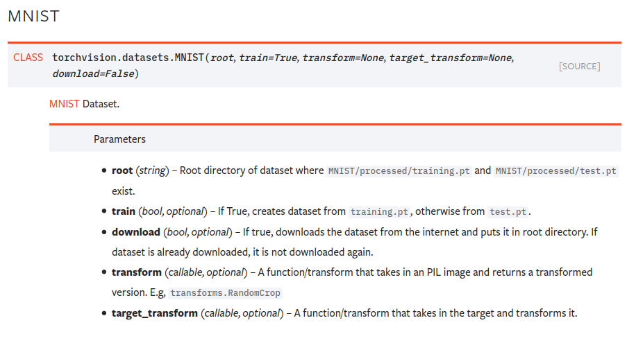 「学习笔记」torchvision.datasets.MNIST 参数解读/中文使用手册-CSDN博客