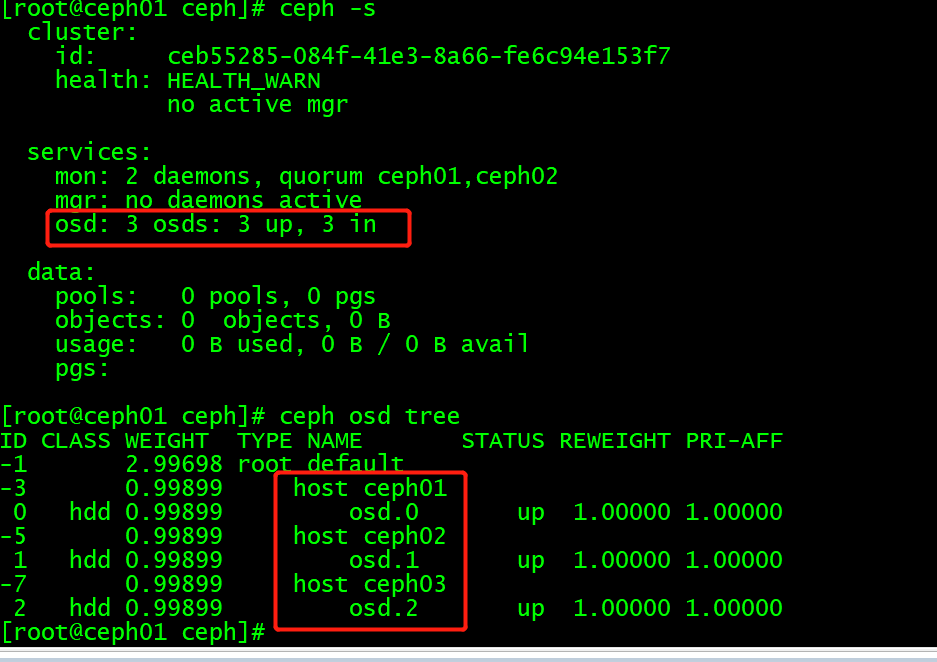 CEPH搭建流程详解,集群扩容和模拟osd故障并恢复_ceph ansible 重启 osd服务-CSDN博客