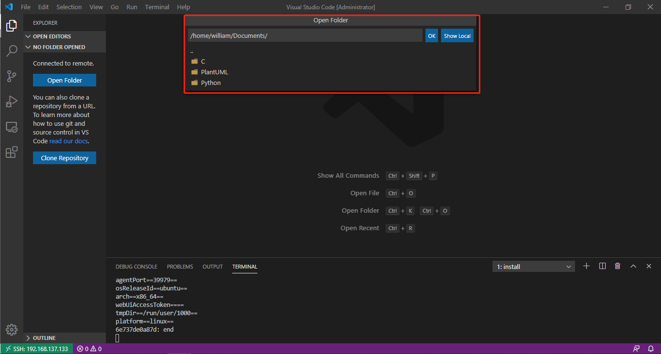 Vs Code实现ssh远程登录和免密登录设置以及为远程主机起别名egssh Hellomi Csdn博客
