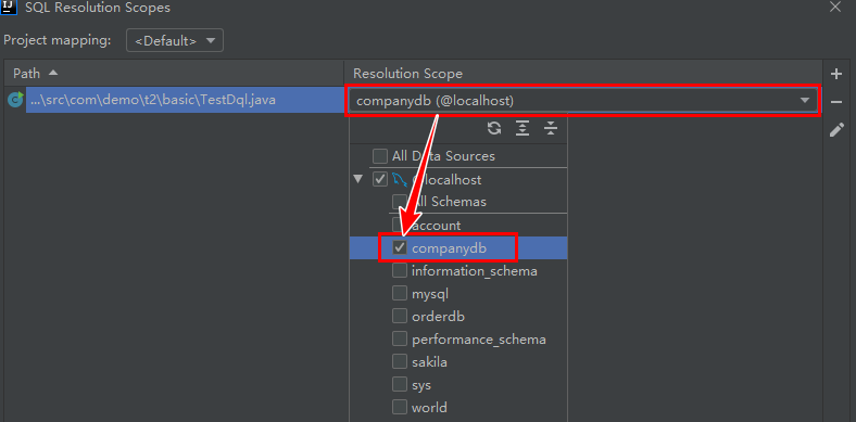 Intellij IDEA中sql语句自动补全和去除sql语句警告波浪线_没有配置任何数据源来运行此 sql 并提供高级代码辅助。 通过问题菜单(alt+enter)-CSDN博客