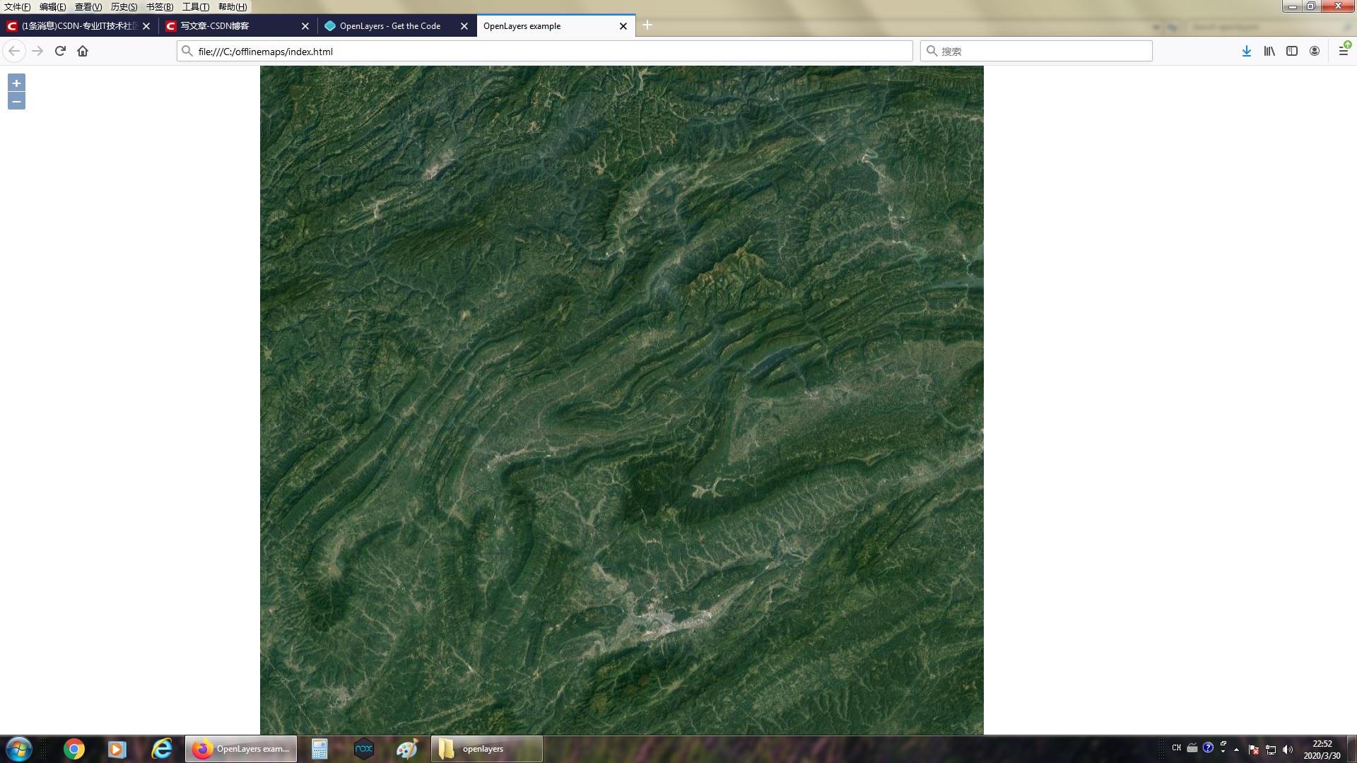 使用openlayers加载本地离线地图瓦片的一个最简单地例子_openlayer加载离线地图-CSDN博客