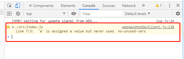 A Is Assigned A Value But Never Used No Unused Vars Csdn博客