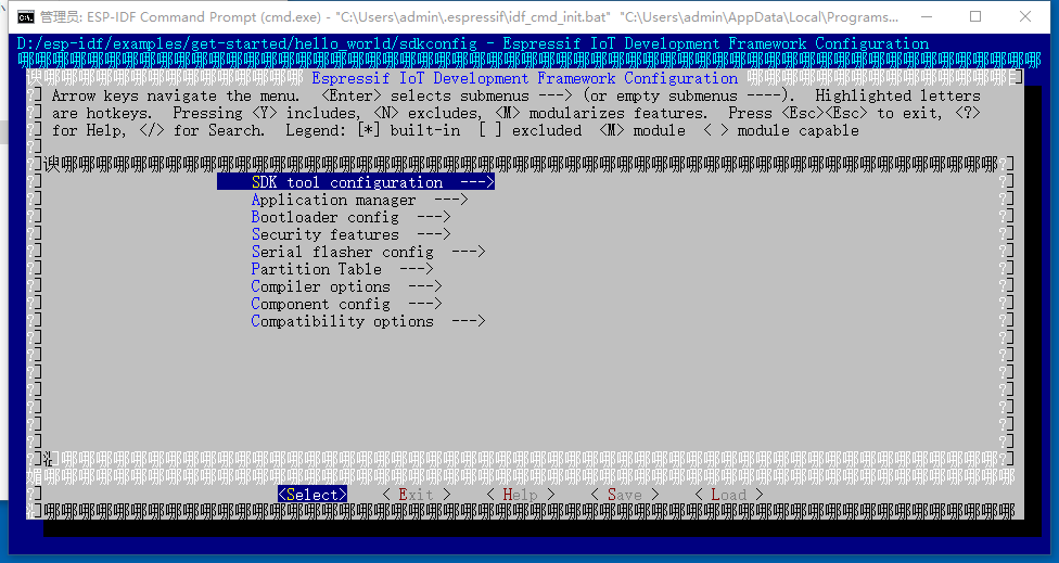 ESP32 idf.py menuconfig 乱码_menuconfig乱码-CSDN博客
