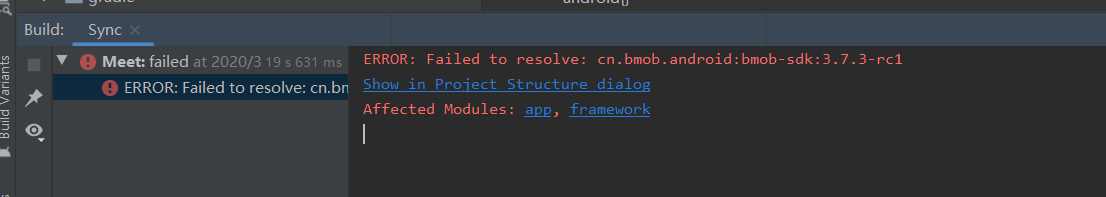 Bug解决|ERROR: Failed to resolve: cn.bmob.android:bmob-sdk:3.7.3-rc1_bmob.cn为什么进不去-CSDN博客