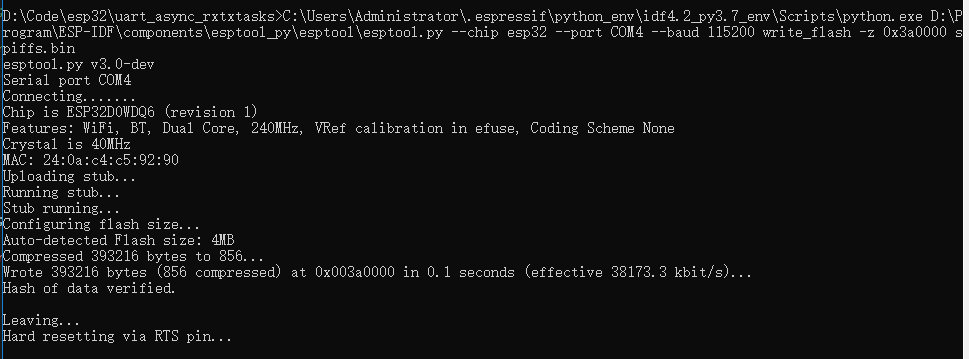 [ESP32]制作spiffs文件系统镜像并烧写_esp32 spiffs 烧写镜像-CSDN博客