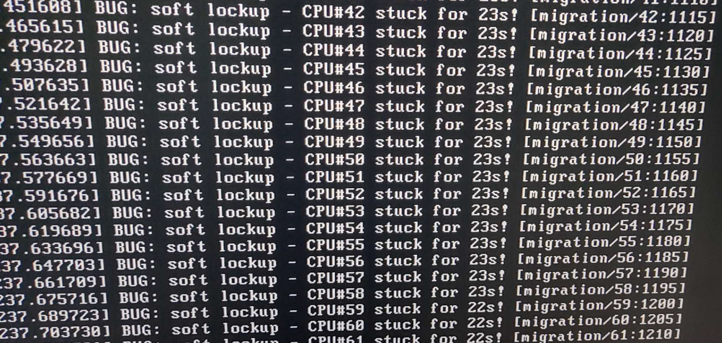 服务器安装系统——出错BUG: soft lockup..._modprobe.blacklist=ast-CSDN博客