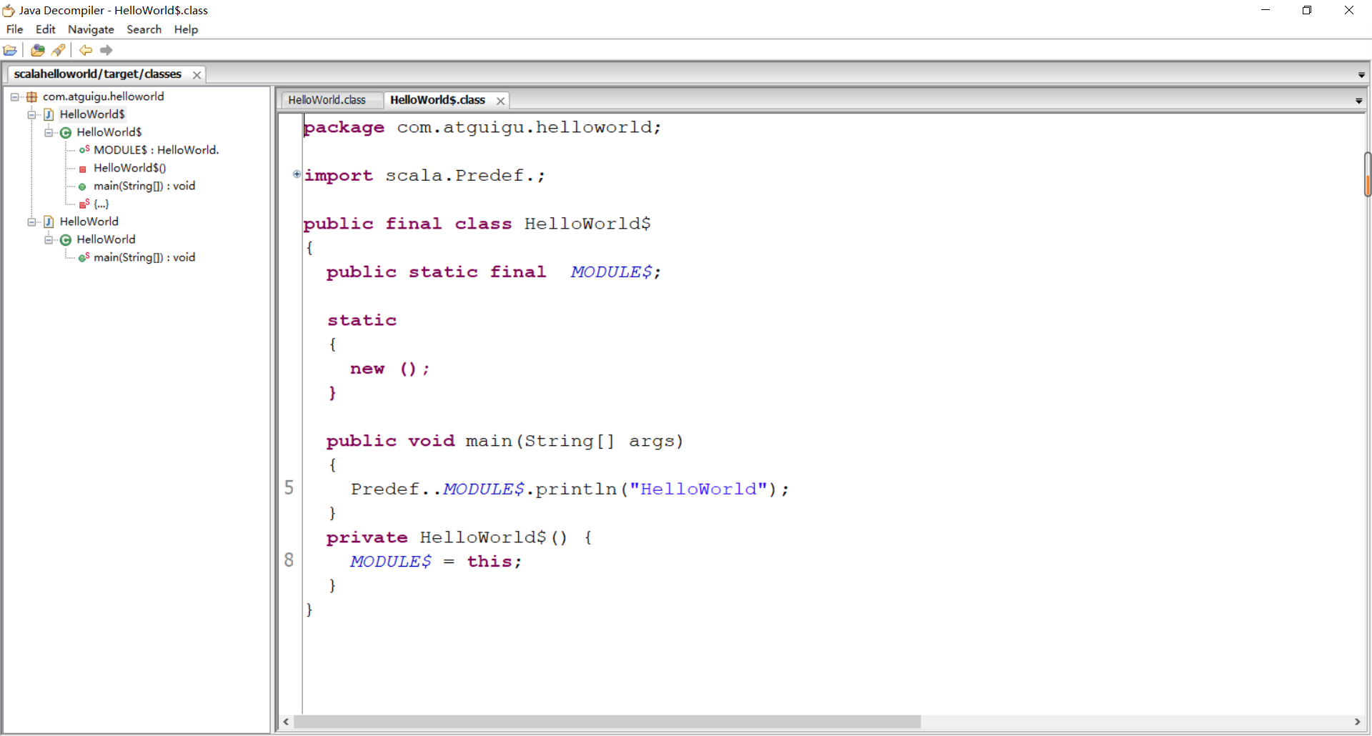 Scala Helloworld解析 Csdn博客