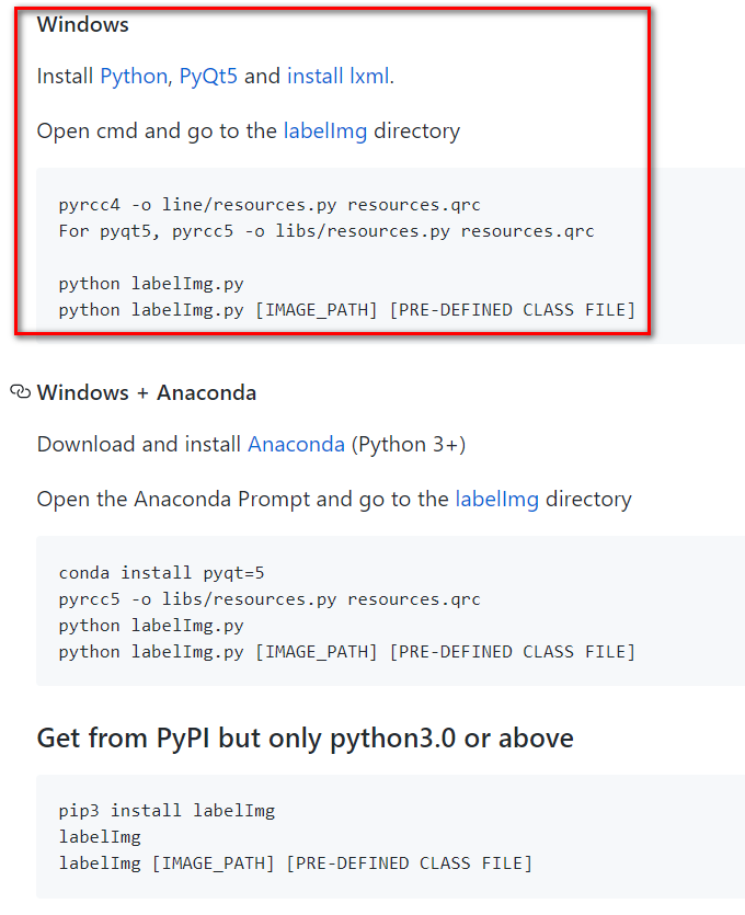 Install the labelImg annotation tool under Windows 10! - Programmer Sought