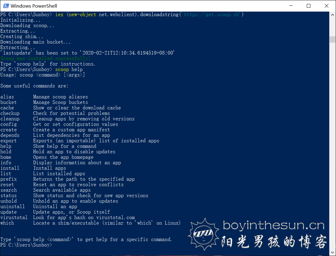 Scoop安装详解_使用“1”个参数调用“downloadstring”时发生异常:“无法连接到远程服务器”-CSDN博客