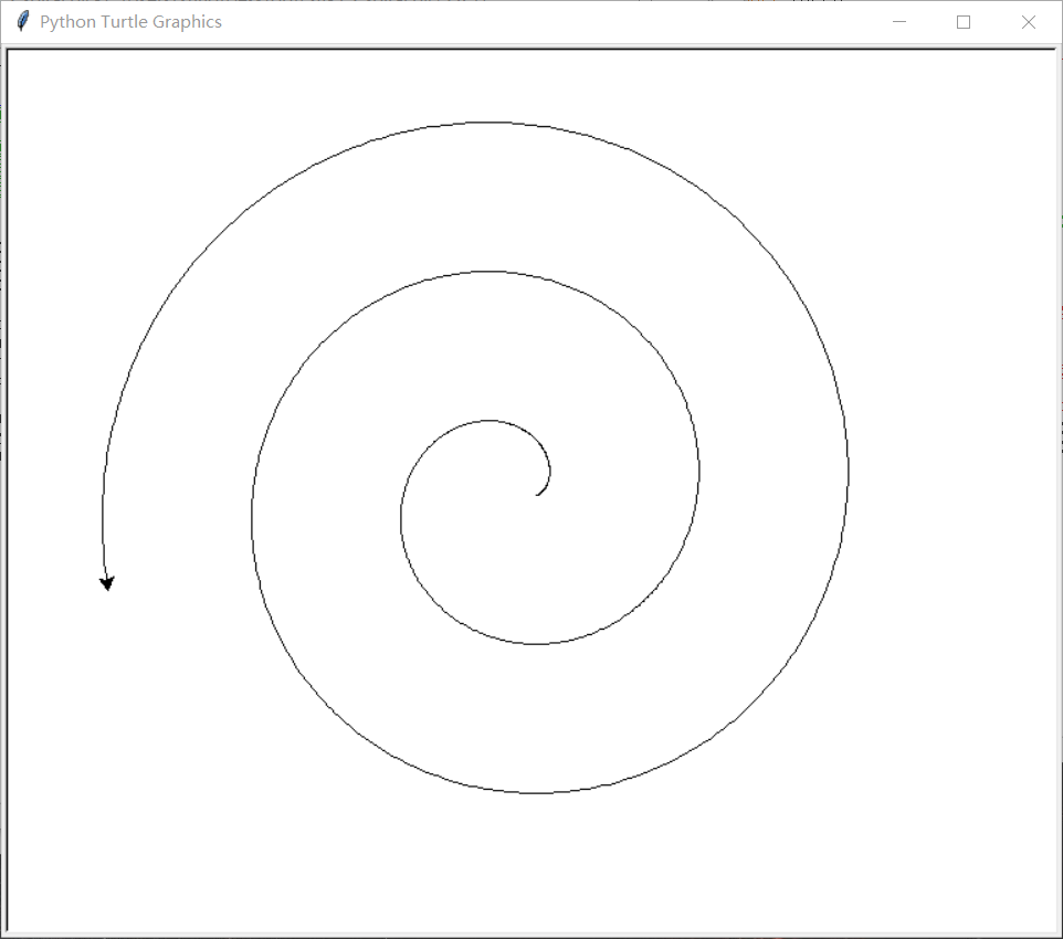 《Think Python》练习4-5:用turtle画螺线_Yuunooooooo的博客-CSDN博客