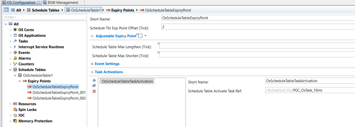 AUTOSAR DaVinci config for OS Schedule Table_davinci os 配置-CSDN博客