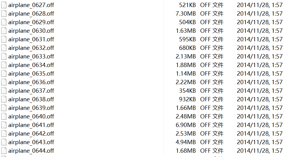 ModelNet40格式的理解(PointNet实现第2步)-CSDN博客