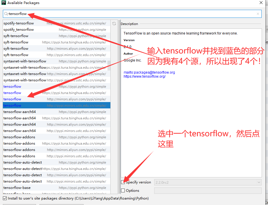 pycharm中安装不同版本的tensorflow_怎么在pycharm中安装不同本版的tensorflow-CSDN博客