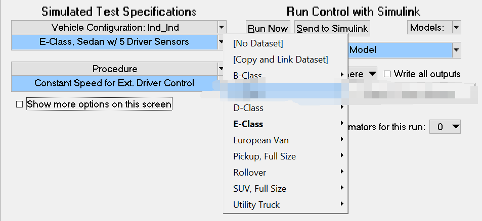 carsim与simulink联合仿真学习笔记(二）——使用C-class车模做driver model仿真（5 driver sensors ...