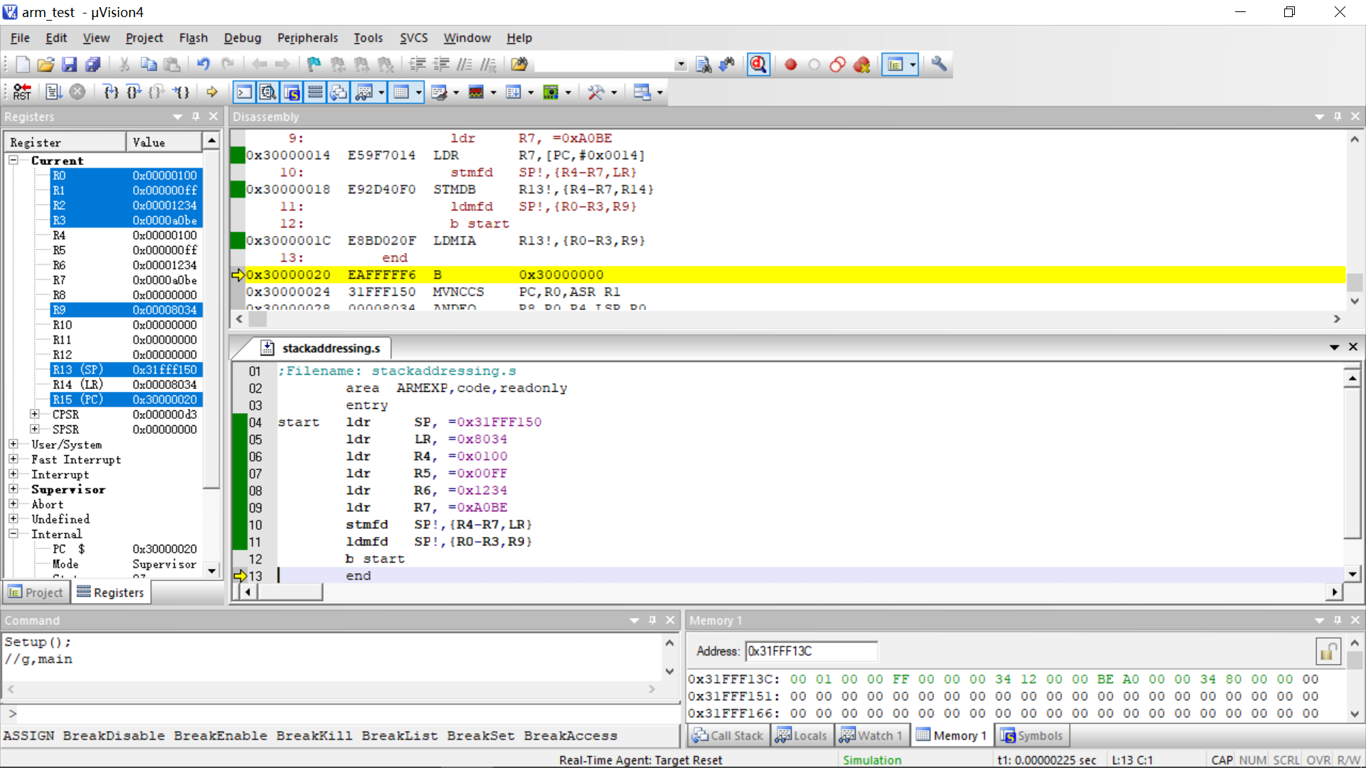 ARM指令寻址方式及RealView MDK开发环境ARM汇编程序实践_arm的编程逻辑-CSDN博客